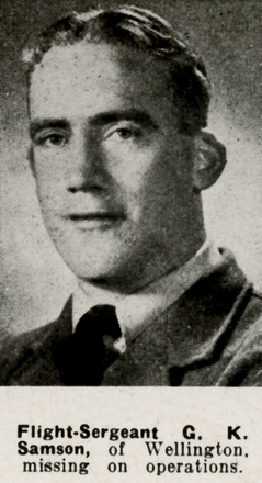 George King Samson - Online Cenotaph - Auckland War Memorial Museum