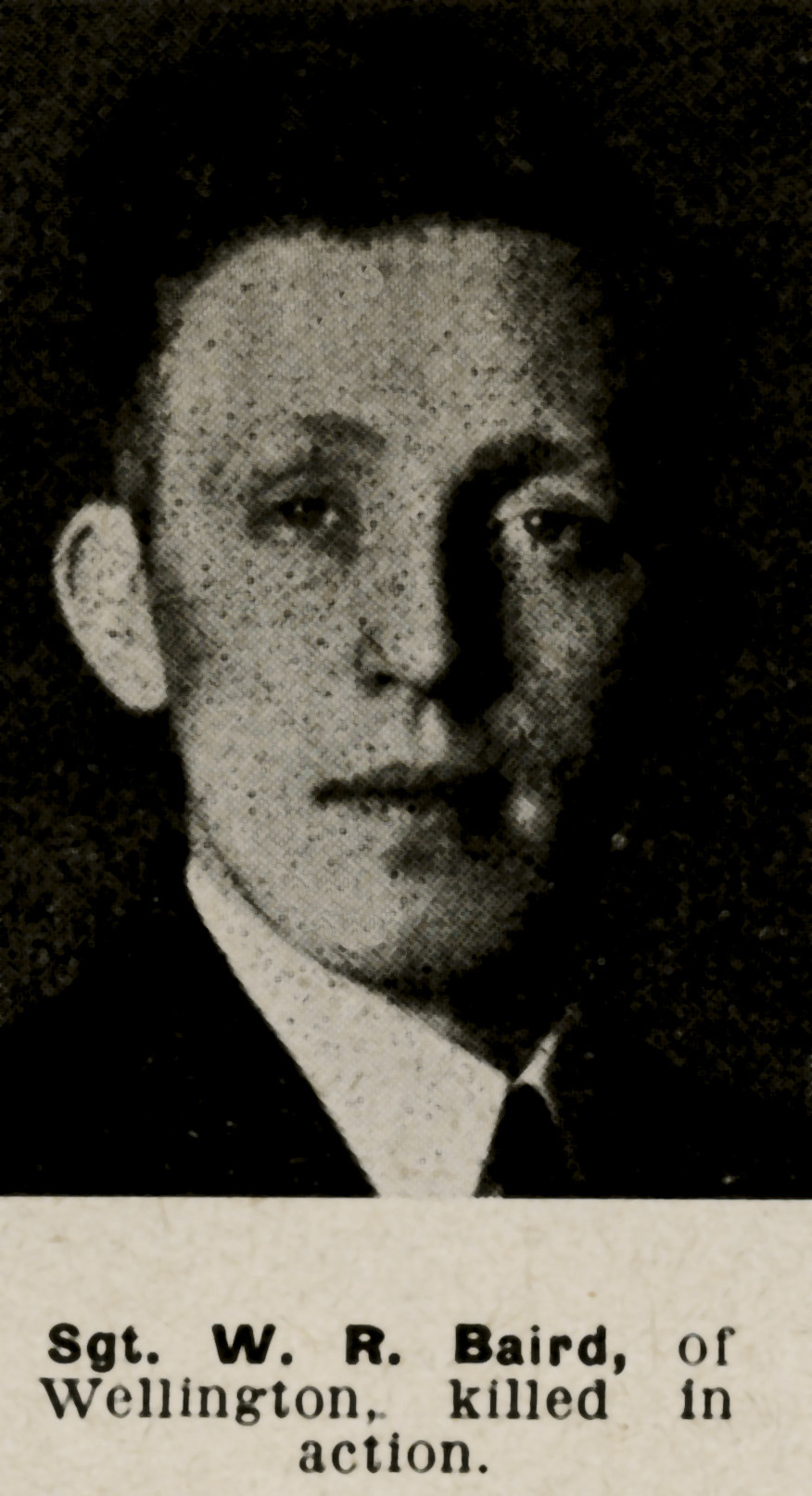 William Ronald Baird - Online Cenotaph - Auckland War Memorial Museum