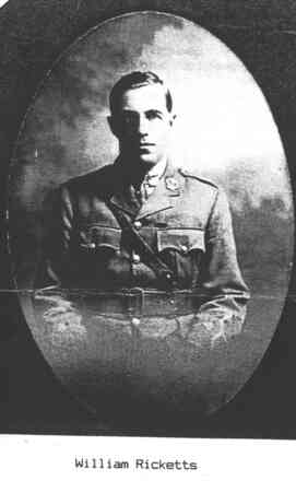 William Ricketts - Online Cenotaph - Auckland War Memorial Museum