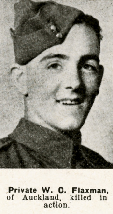 Walter Clifford Flaxman - Online Cenotaph - Auckland War Memorial Museum