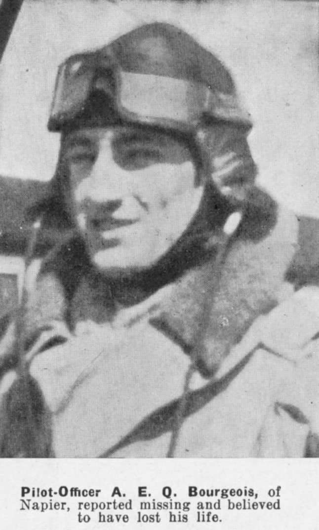 Arthur Edmond Quentin Bourgeois - Online Cenotaph - Auckland War ...