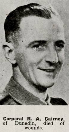 Robert Alexander Cairney - Online Cenotaph - Auckland War Memorial Museum