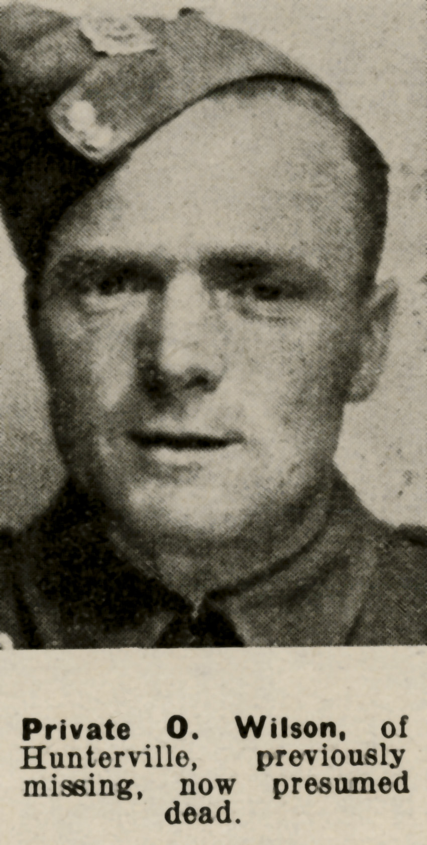 Oswald Wilson - Online Cenotaph - Auckland War Memorial Museum