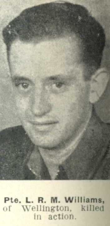 Leslie Robert Martin Williams - Online Cenotaph - Auckland War Memorial ...