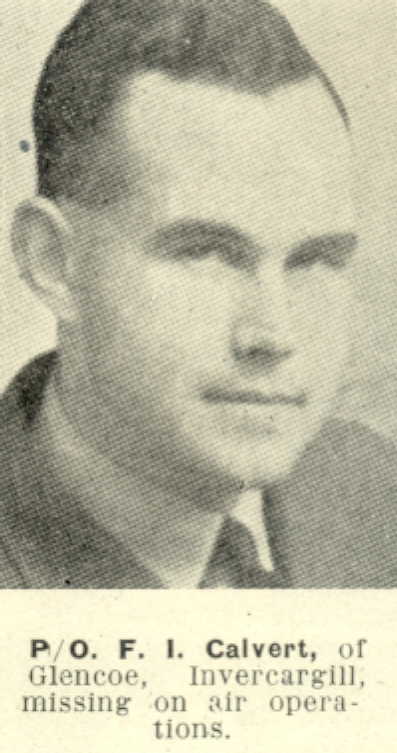 Frank Ian Calvert - Online Cenotaph - Auckland War Memorial Museum