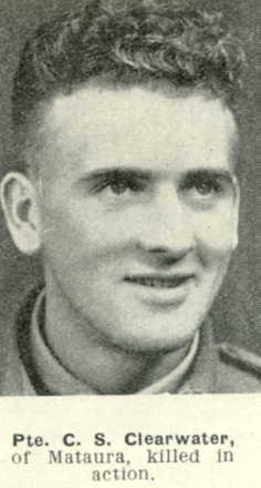 Colin Souter Clearwater - Online Cenotaph - Auckland War Memorial Museum