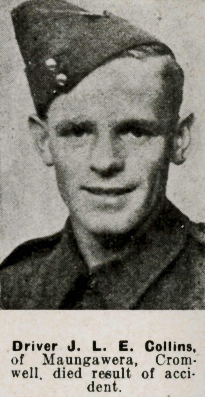 James Leslie Edward Collins - Online Cenotaph - Auckland War Memorial ...