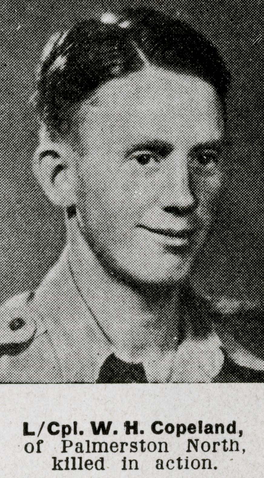 Winston Harding Copeland - Online Cenotaph - Auckland War Memorial Museum