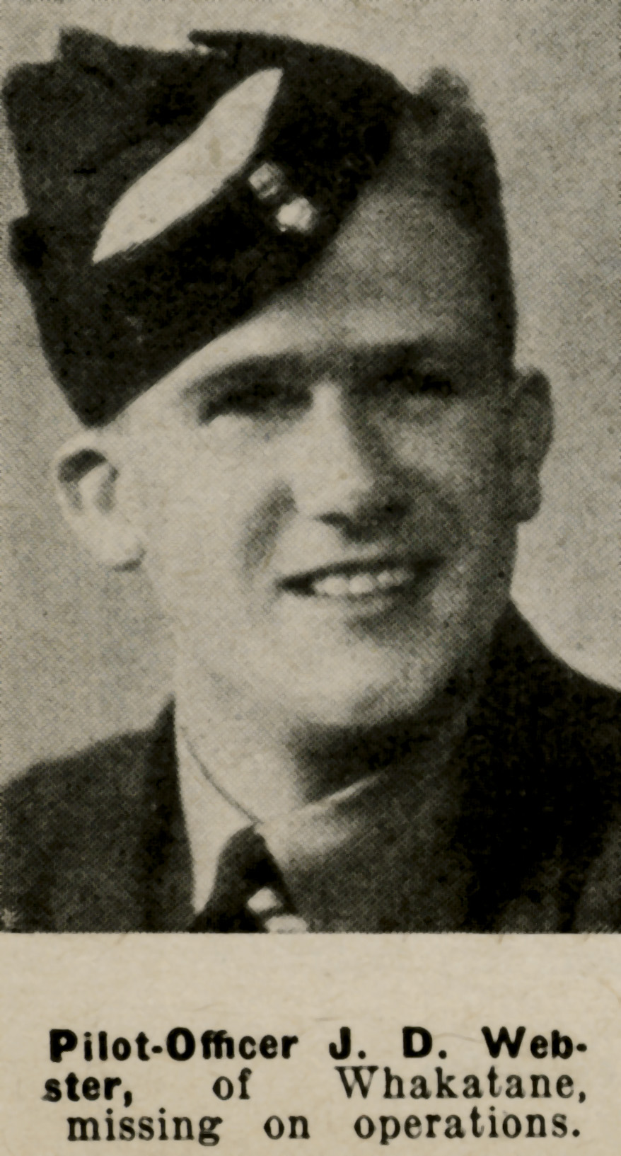 John Dorset Webster - Online Cenotaph - Auckland War Memorial Museum