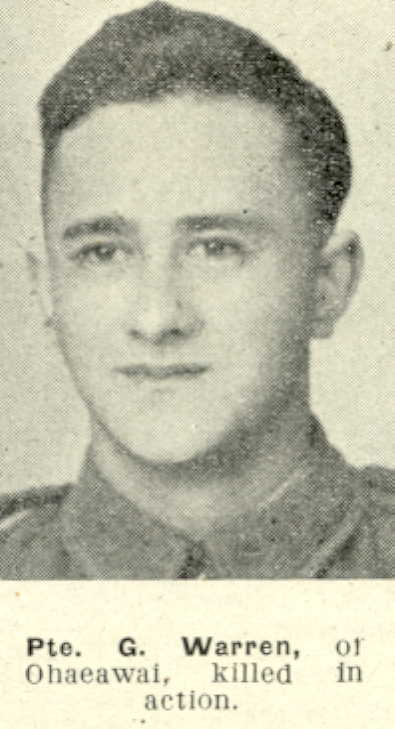George Warren - Online Cenotaph - Auckland War Memorial Museum