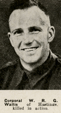 William Roy Grainger Wallis - Online Cenotaph - Auckland War Memorial ...