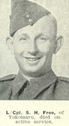 Stanley Howard Free - Online Cenotaph - Auckland War Memorial Museum