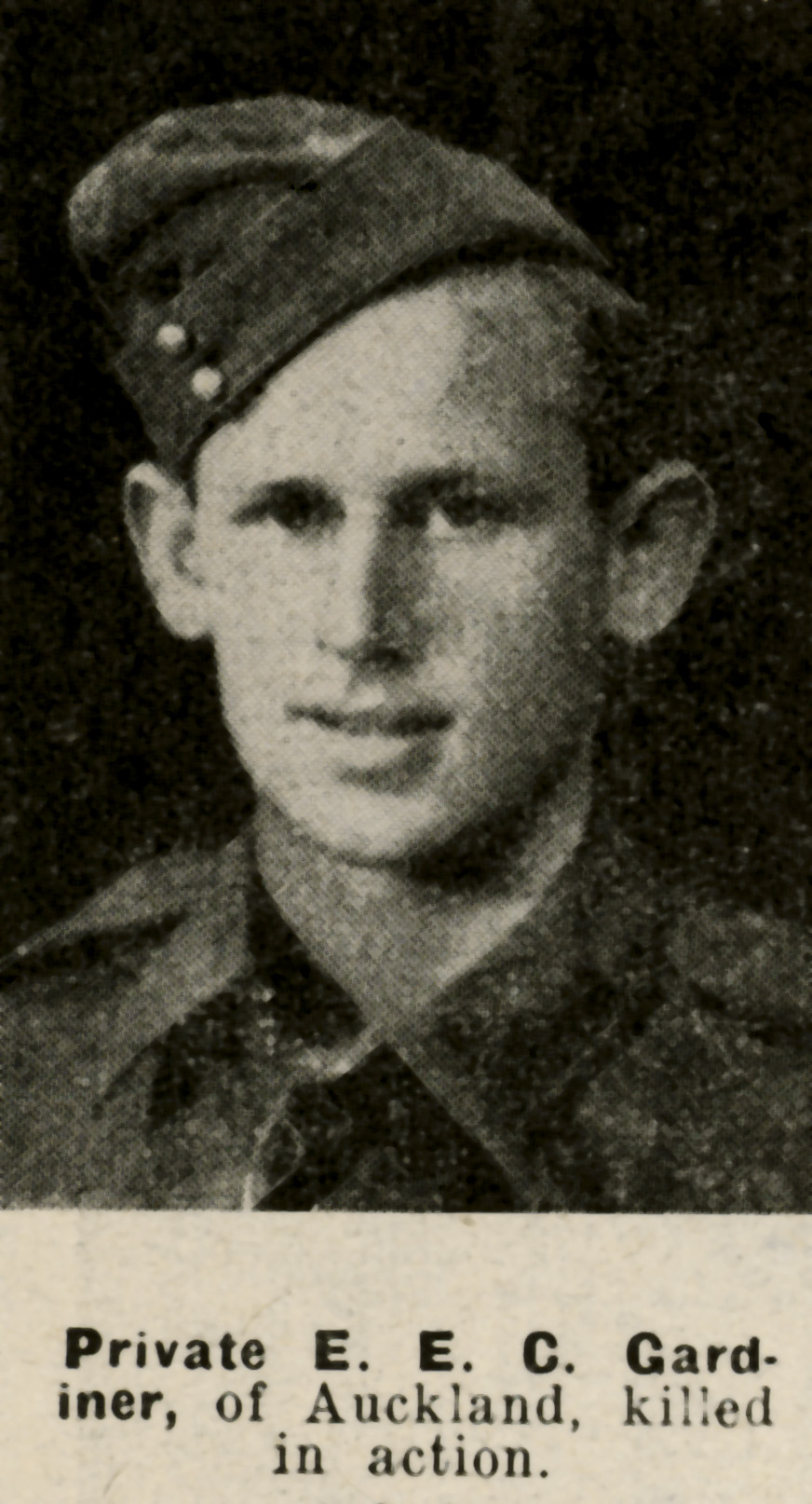 Edward Ernest Charles Gardiner - Online Cenotaph - Auckland War ...