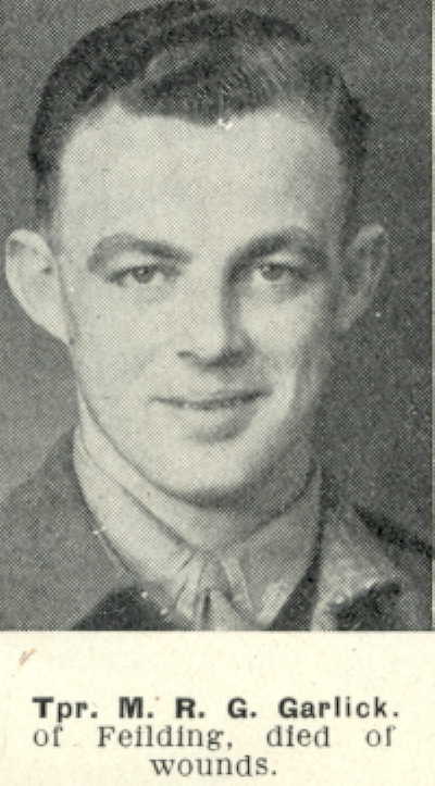 Murray Russell Gordon Garlick - Online Cenotaph - Auckland War Memorial ...