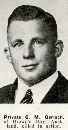 Cedric Max Gerlach - Online Cenotaph - Auckland War Memorial Museum