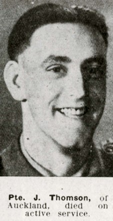 James Thomson - Online Cenotaph - Auckland War Memorial Museum