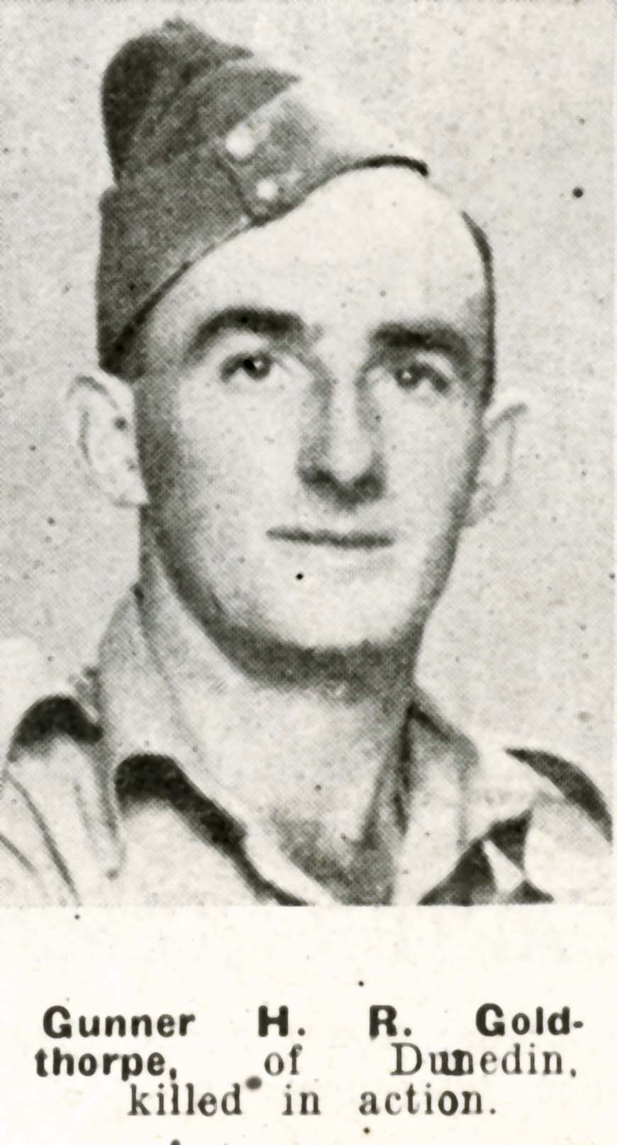 Harry Roy Goldthorpe - Online Cenotaph - Auckland War Memorial Museum