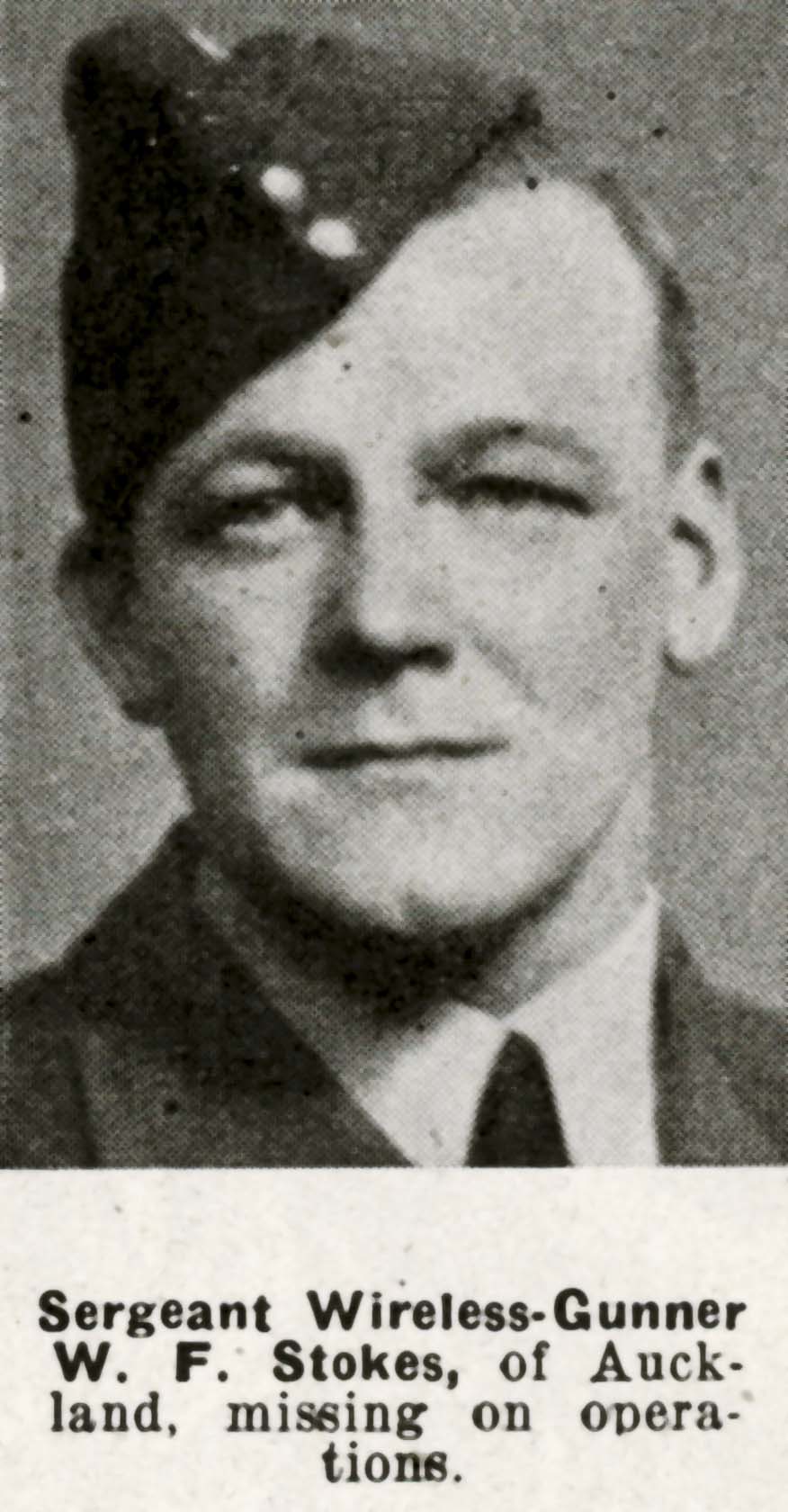 Wallace Frederick Stokes - Online Cenotaph - Auckland War Memorial Museum