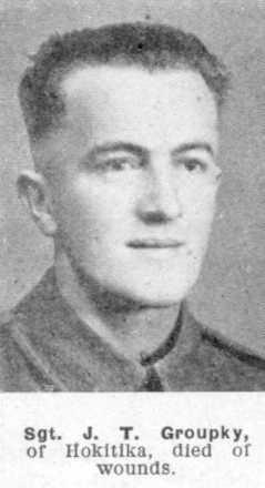 Jack Thomas Groufsky - Online Cenotaph - Auckland War Memorial Museum