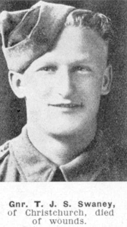 Trevor James Stanley Swaney - Online Cenotaph - Auckland War Memorial ...