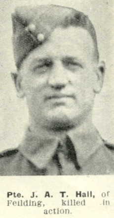 James Alan Thomas Hall - Online Cenotaph - Auckland War Memorial Museum