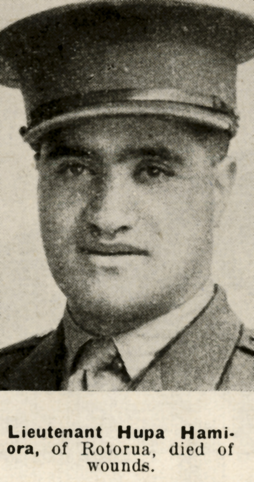 Hupa Hamiora - Online Cenotaph - Auckland War Memorial Museum