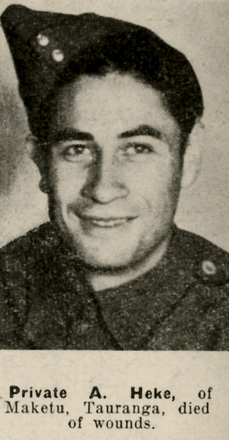 Anaru Heke - Online Cenotaph - Auckland War Memorial Museum