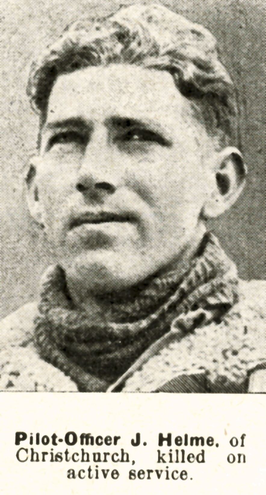 Jack Helme - Online Cenotaph - Auckland War Memorial Museum