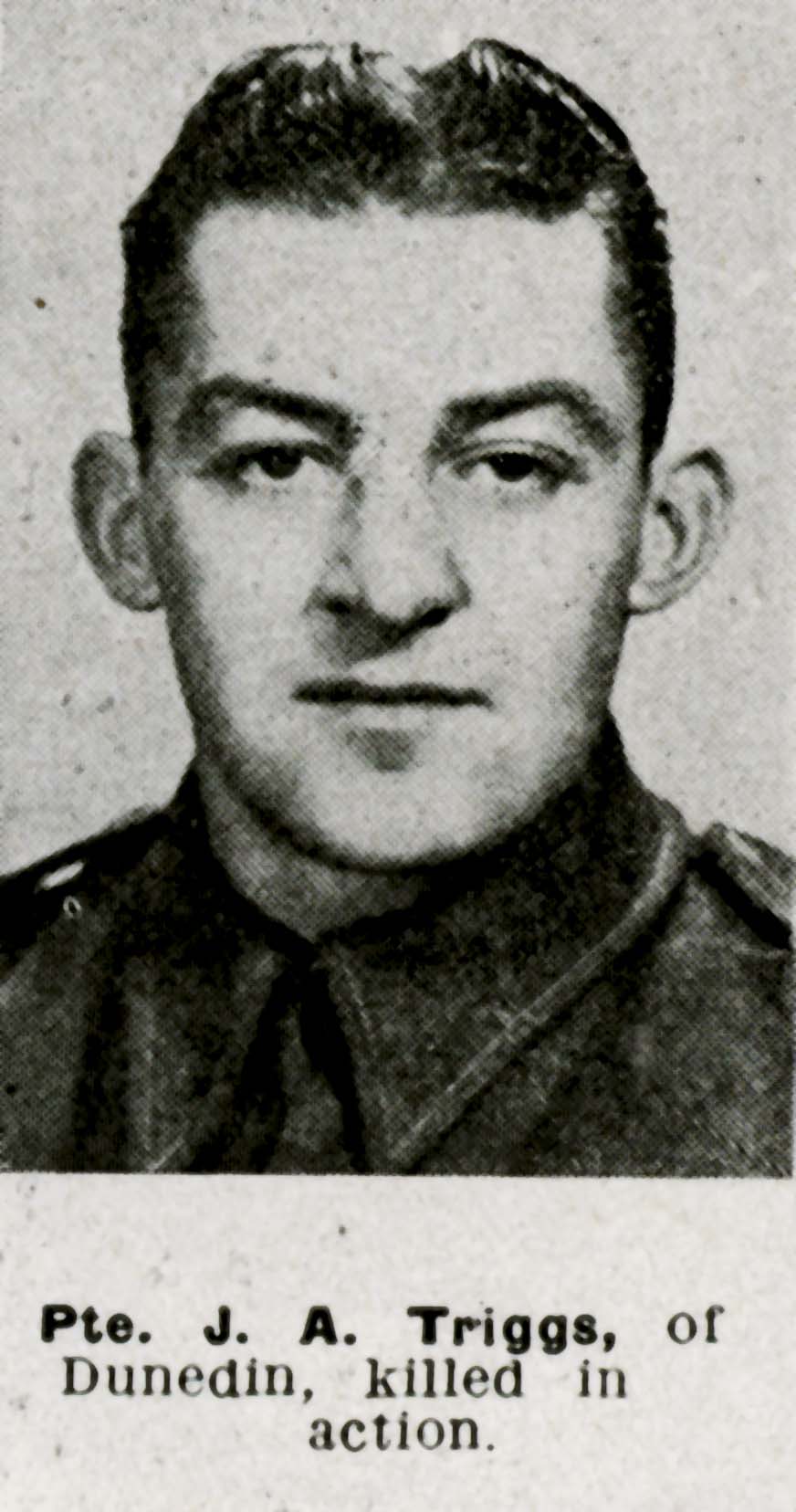 John Ashley Triggs - Online Cenotaph - Auckland War Memorial Museum