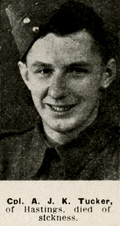 Allan Joseph Keith Tucker - Online Cenotaph - Auckland War Memorial Museum
