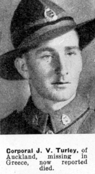 John Vivian Turley - Online Cenotaph - Auckland War Memorial Museum