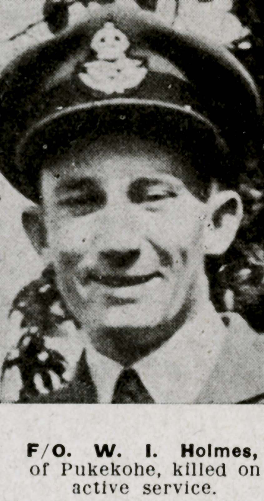 William Ivan Holmes - Online Cenotaph - Auckland War Memorial Museum
