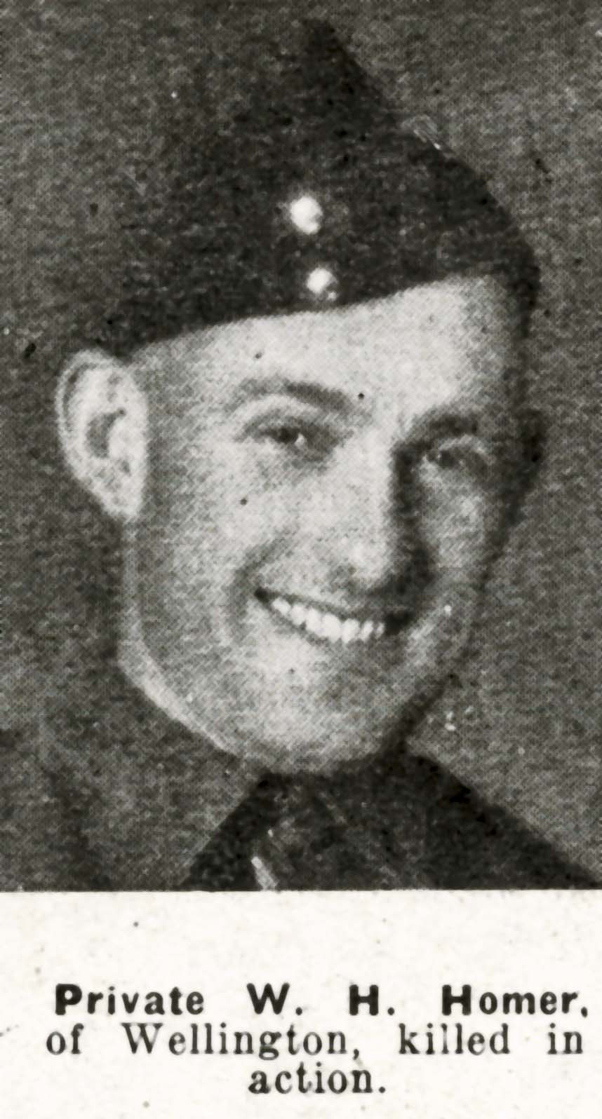 William Henry Homer - Online Cenotaph - Auckland War Memorial Museum