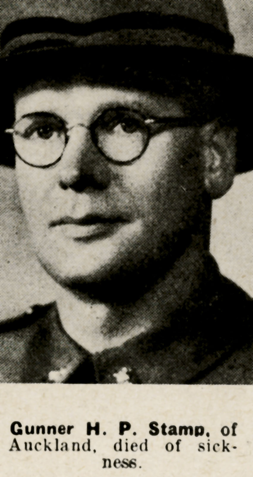 Harold Proctor Stamp - Online Cenotaph - Auckland War Memorial Museum