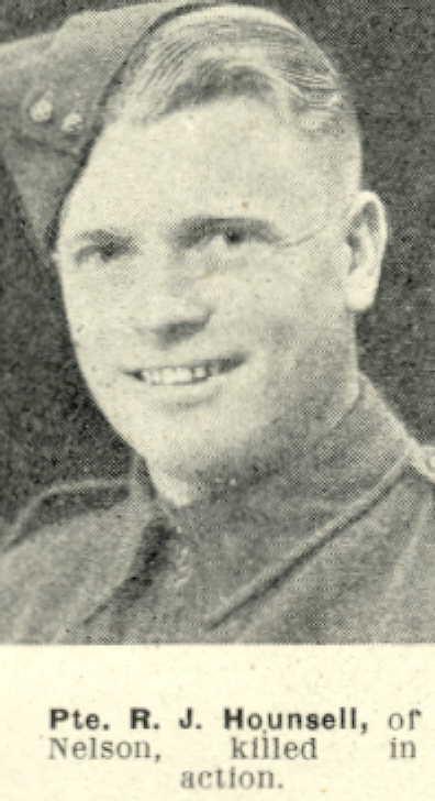 Robert Jack Hounsell - Online Cenotaph - Auckland War Memorial Museum