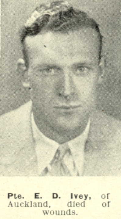 Edward Donald Ivey - Online Cenotaph - Auckland War Memorial Museum