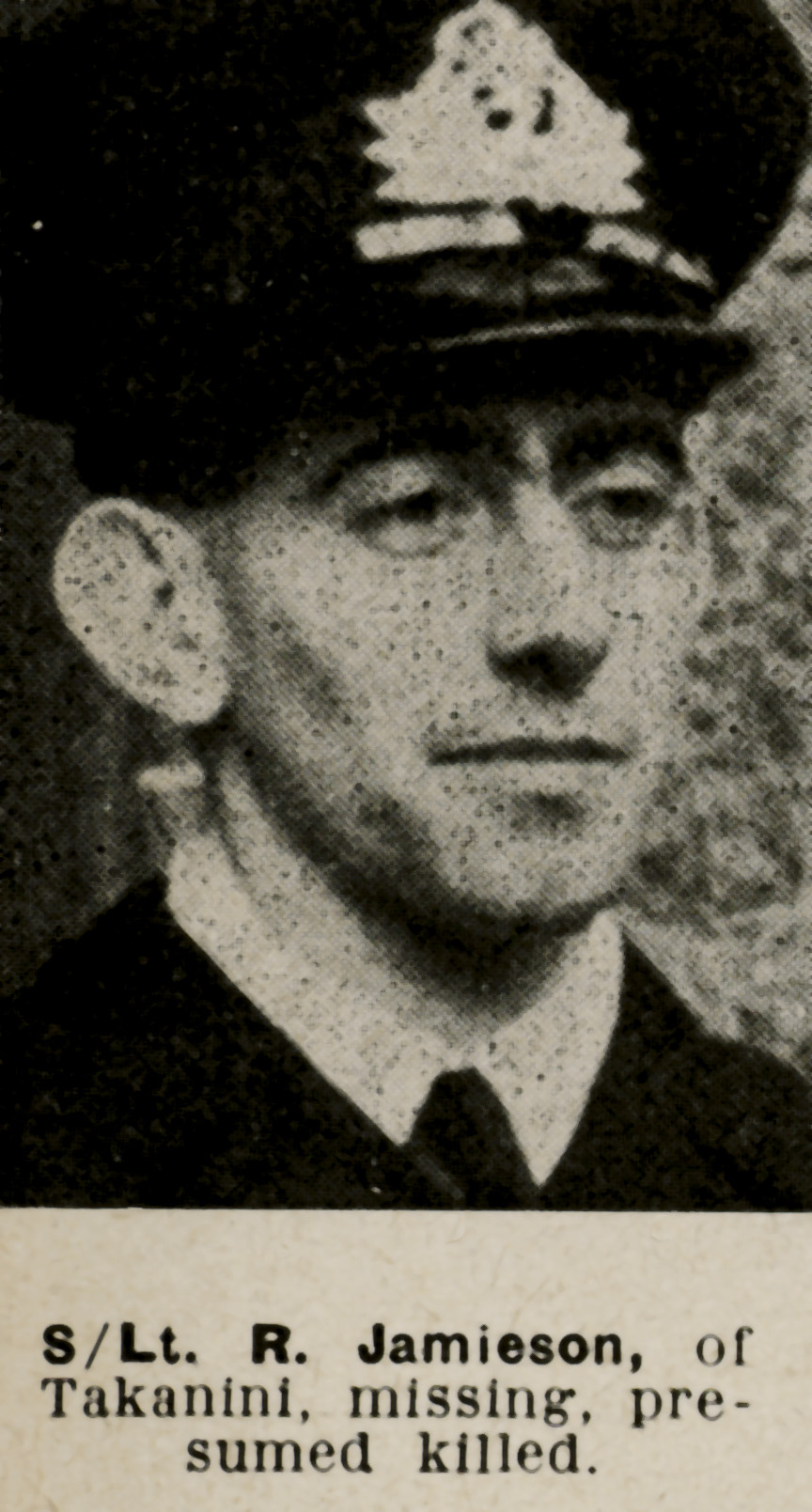 Raymond K. Jamieson - Online Cenotaph - Auckland War Memorial Museum