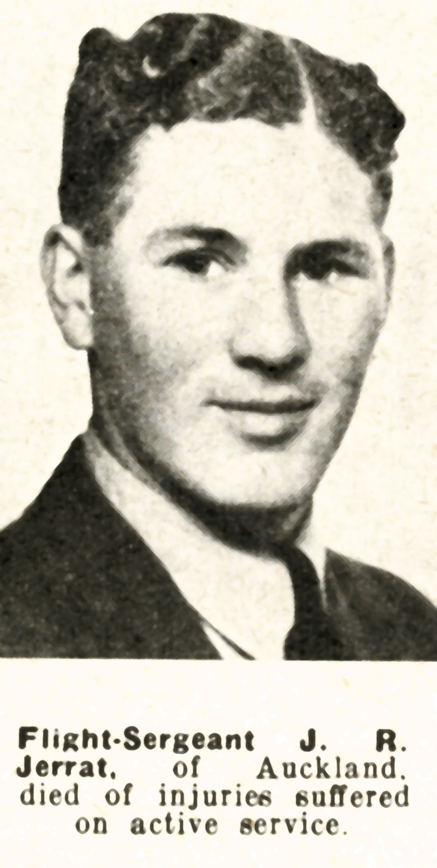 John Reddell Jerrat - Online Cenotaph - Auckland War Memorial Museum