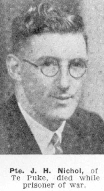 John Hugh Nichol - Online Cenotaph - Auckland War Memorial Museum