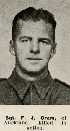 Frederick John Oram - Online Cenotaph - Auckland War Memorial Museum