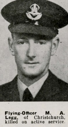 Murray Archer Legg - Online Cenotaph - Auckland War Memorial Museum