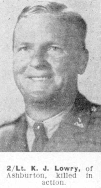 Kenneth Jack Lowry - Online Cenotaph - Auckland War Memorial Museum
