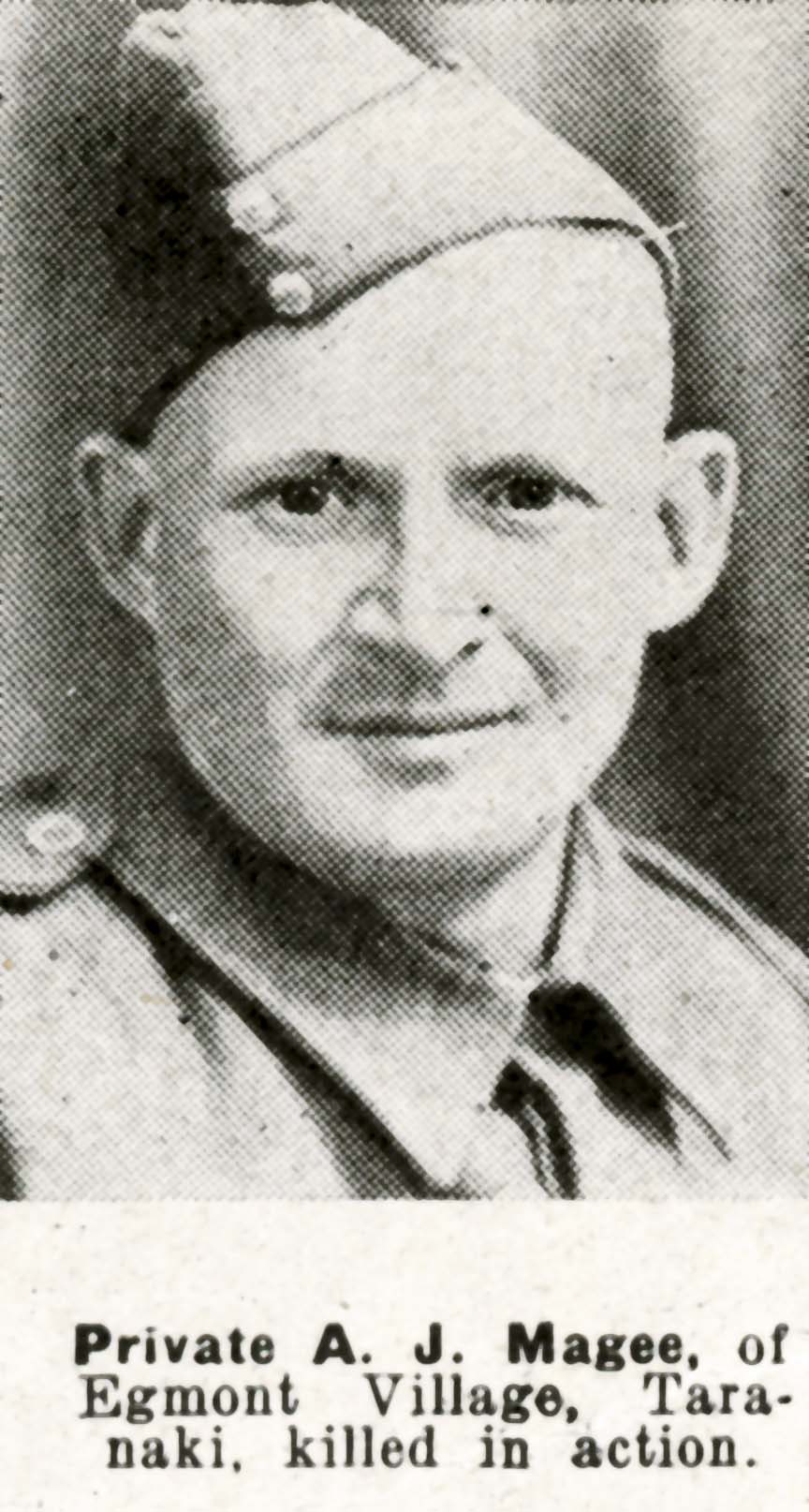 Alfred James Magee - Online Cenotaph - Auckland War Memorial Museum
