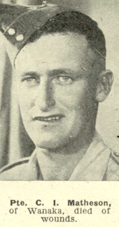 Charles Irvine Matheson - Online Cenotaph - Auckland War Memorial Museum