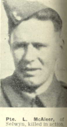 Lester McAleer - Online Cenotaph - Auckland War Memorial Museum