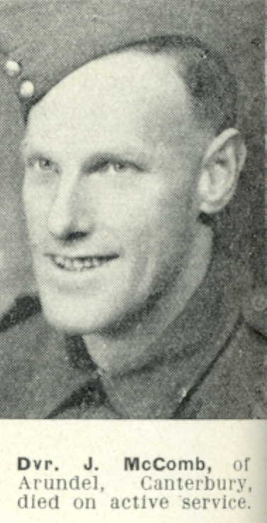 John McComb - Online Cenotaph - Auckland War Memorial Museum