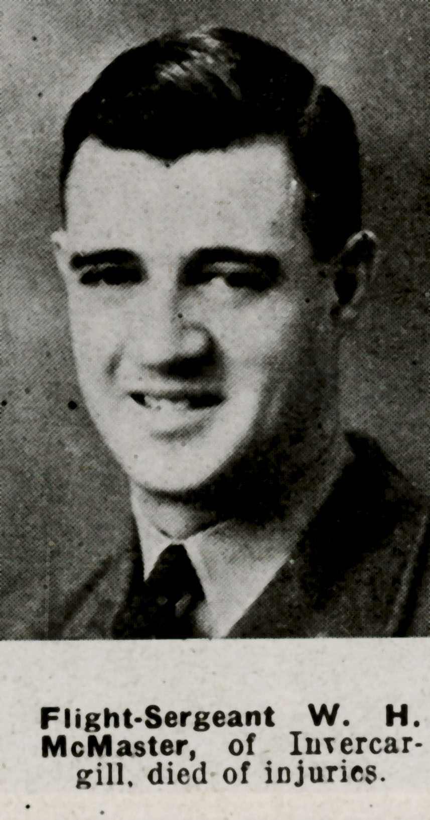 William Henry McMaster - Online Cenotaph - Auckland War Memorial Museum