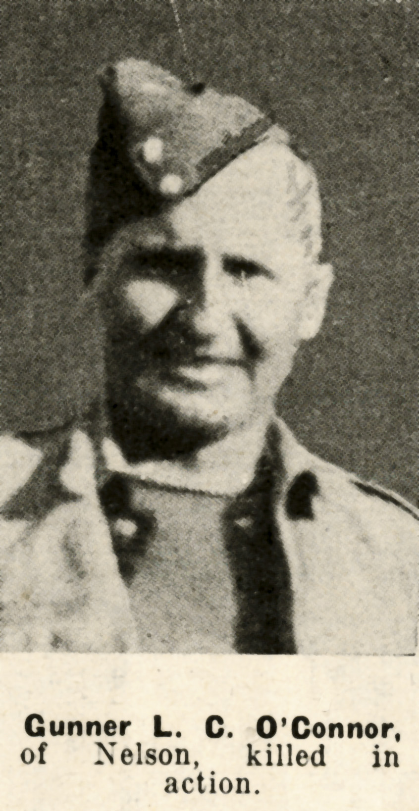 Larry Clancy O'Connor - Online Cenotaph - Auckland War Memorial Museum