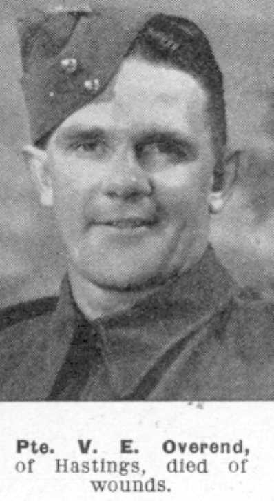 Vincent Edward Overend - Online Cenotaph - Auckland War Memorial Museum