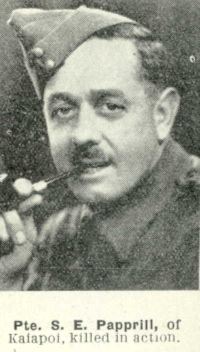 Stanley Ernest Papprill - Online Cenotaph - Auckland War Memorial Museum